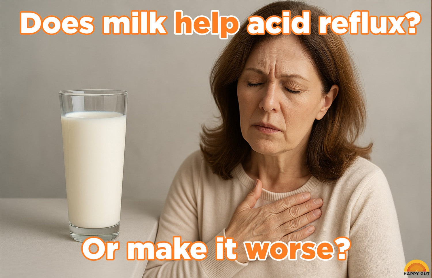 Does Milk Help Acid Reflux? – Happy Gut Life